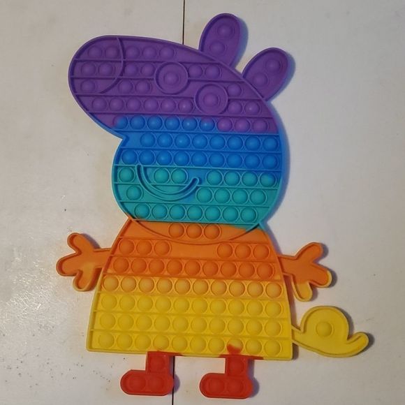 MissyBees Boutique | Toys | New Extra Large Rainbow Peppa Pig Bubble ...
